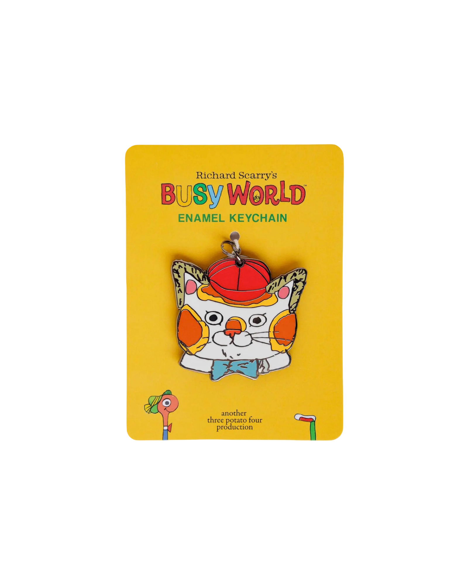 Richard Scarry Huck Cat Enamel Keychain – Elm