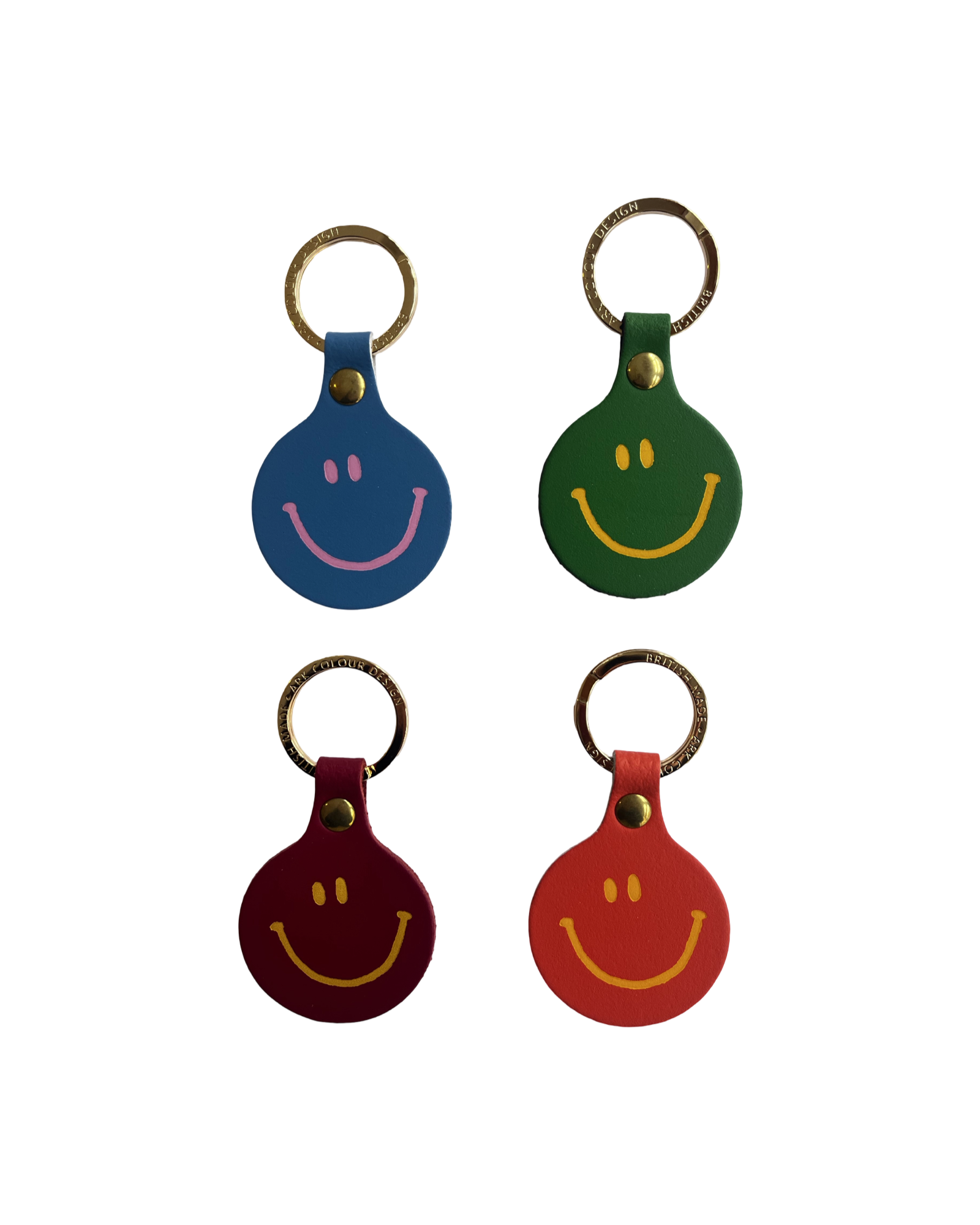 Feeling Lush Smiley Key Fob – Elm