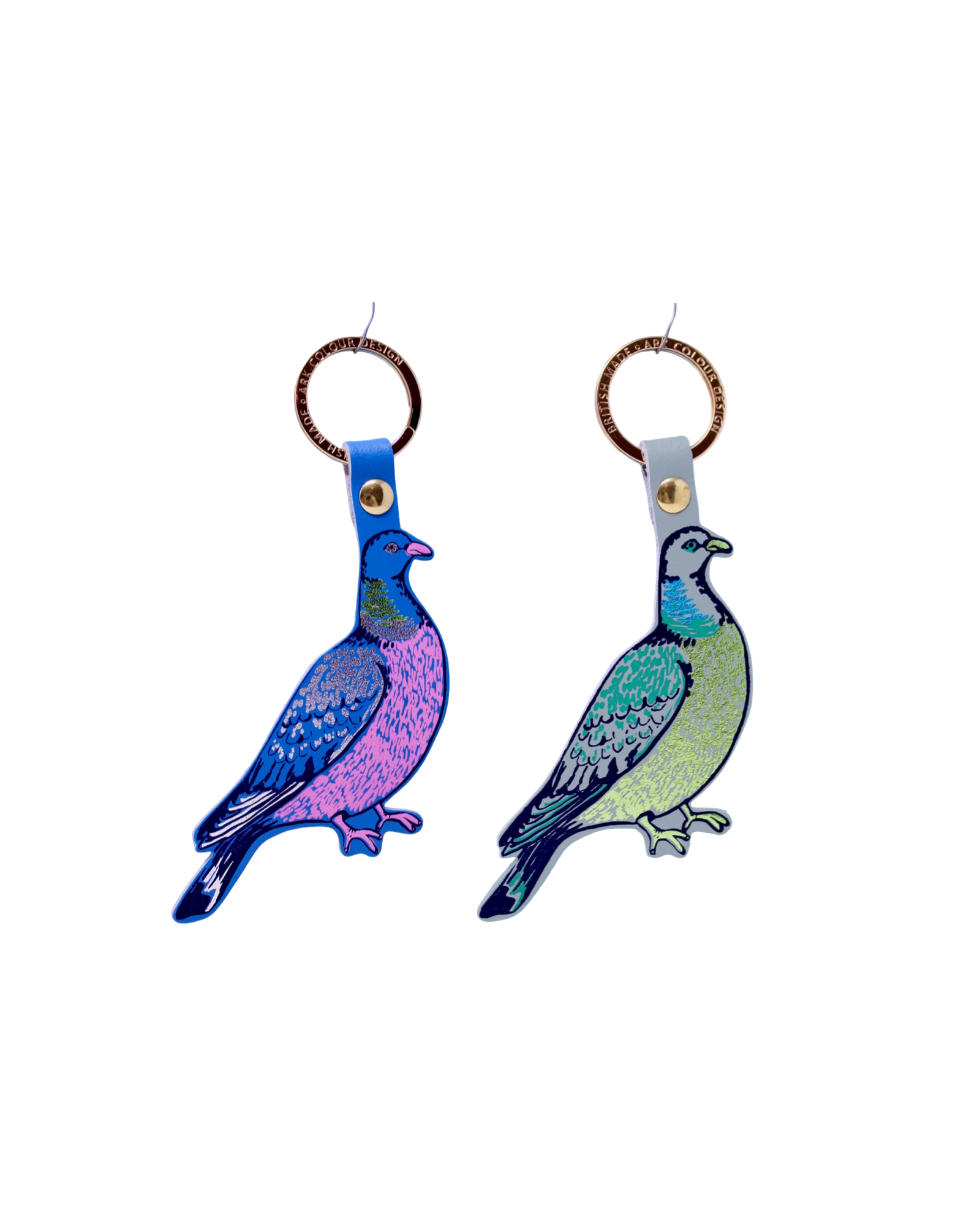 Feral Pigeon Key Fob – Elm